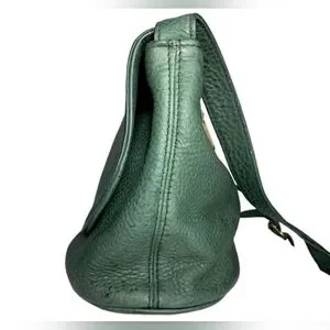 Coach | Bags | Vintage Coach Nubuck 4935 Jade Pebbled Leather Flap Over ...